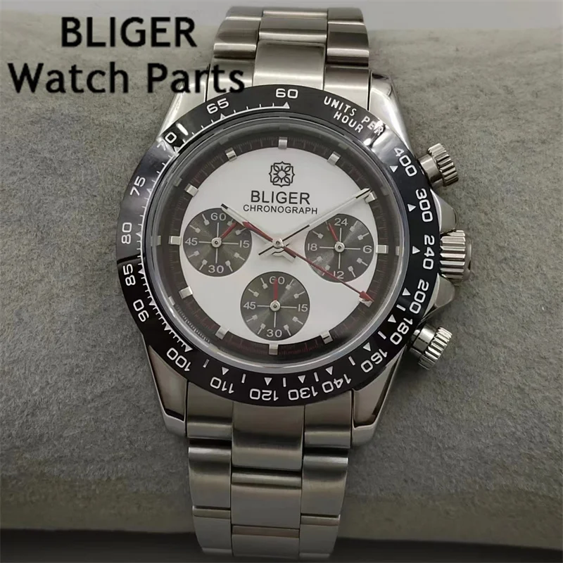 BLIGER-VK63-Movement-Calendar-39mm-Quartz-Chronograph-Luxurious ...