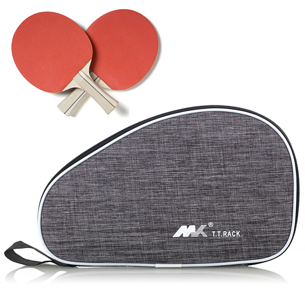Waterproof Portable Table Tennis Racket Case Bag For 2 Ping Pong Paddle ...