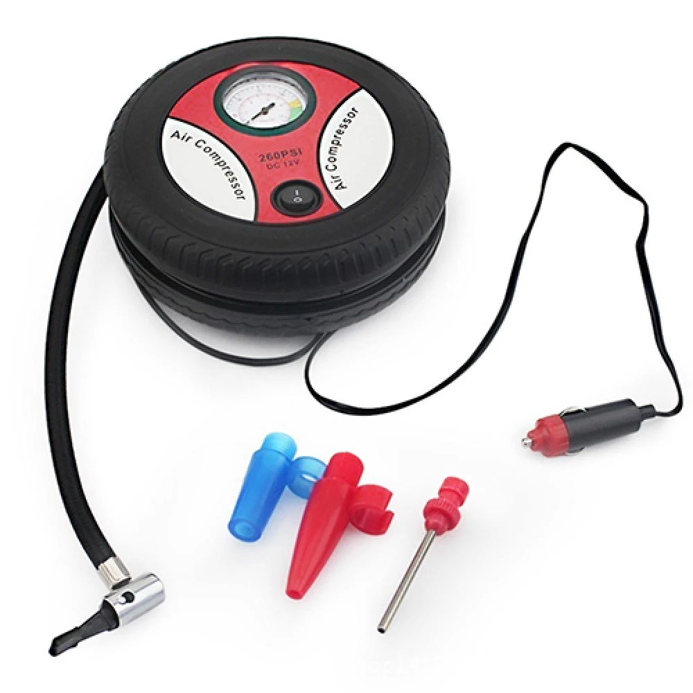 Portable Motors Tire Inflator Air Compressor 260 Psi Automotive Tool ...