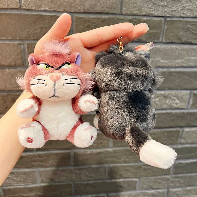 Kawaii Cat Lucifer Plush Keychain for Women Bag Pendant Cute Plush ...
