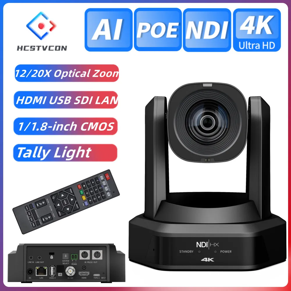 4K-NDI-HX2-AI-Tracking-Video-PTZ-Camera-12-20X-Optical-Zoom-with-Tally ...