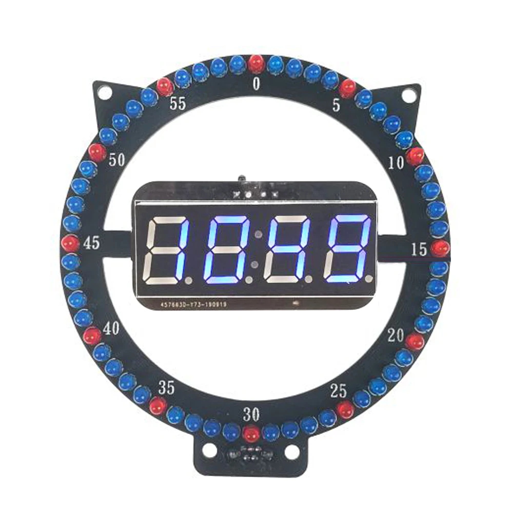 DIY-Electronic-Kit-Clock-with-Rotating-LED-DS1302-Display-Time ...