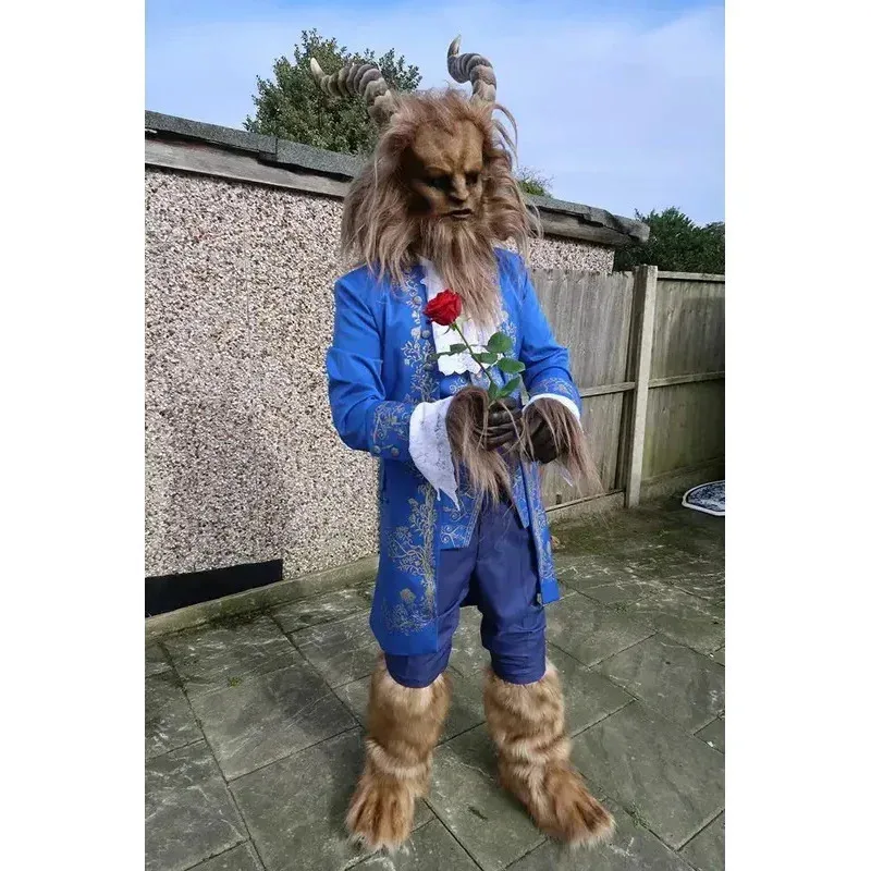 Costume de la belle Cos et la bête, Cosplay du Prince Adam, Costumes de ...