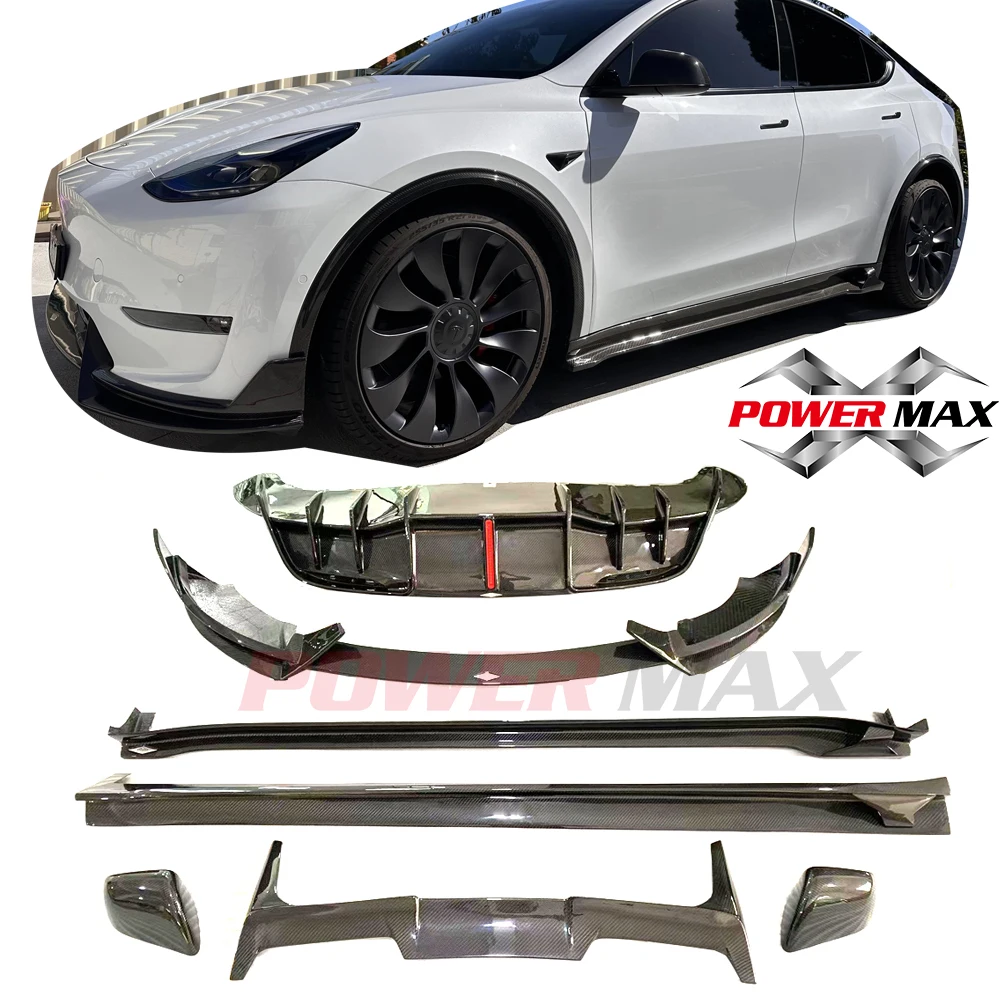 Kit-de-Jupes-Lat-rales-Avant-en-Fibre-de-Carbone-S-che-Style-AD-pour ...