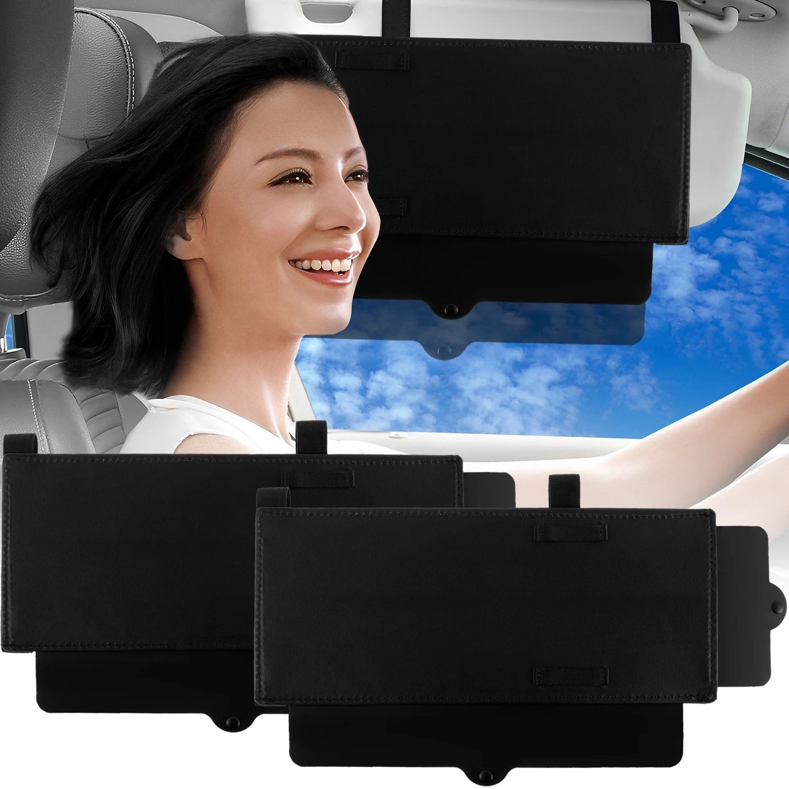 Sun-Visor-Extender-Anti-Glare-Car-Visor-Extension-PU-Leather-Car-Sun ...