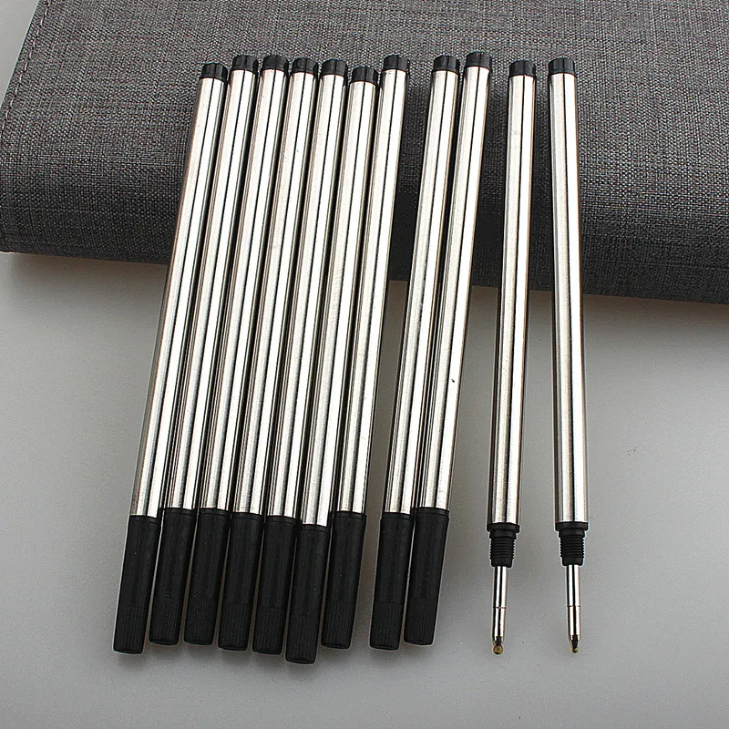 Hight Quality 5/10pc Blue Or Black Offer Special Roller Ball Pen Ink ...