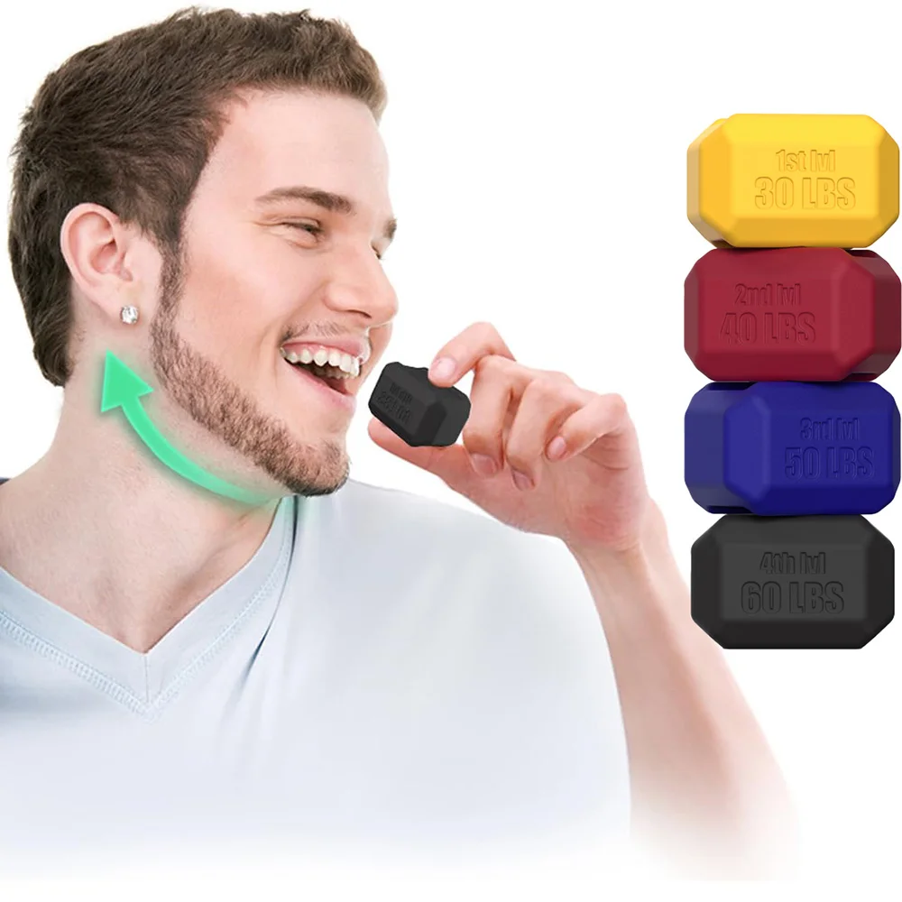 NEW-Jaw-Exerciser-Silicone-Jawline-Exerciser-Tablets-Fitness-Face ...