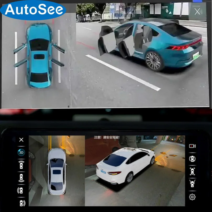 Suit Original Monitor 2021 For Byd Yuan Tang Han 360 Degree Camera Bird ...