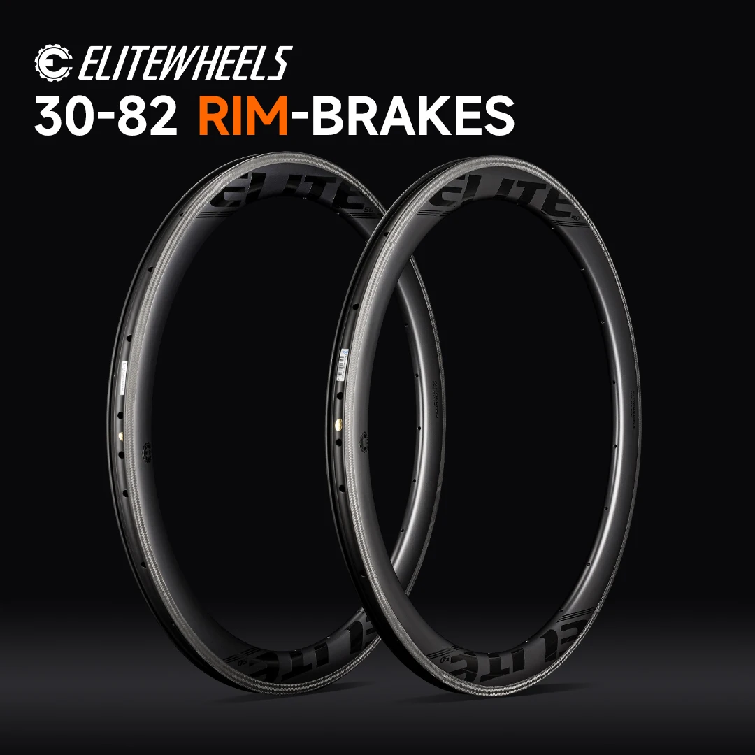 ELITEWHEELS-700c-Carbon-Rim-Clincher-Tubeless-V-Brake-For-Bike-Cycling ...