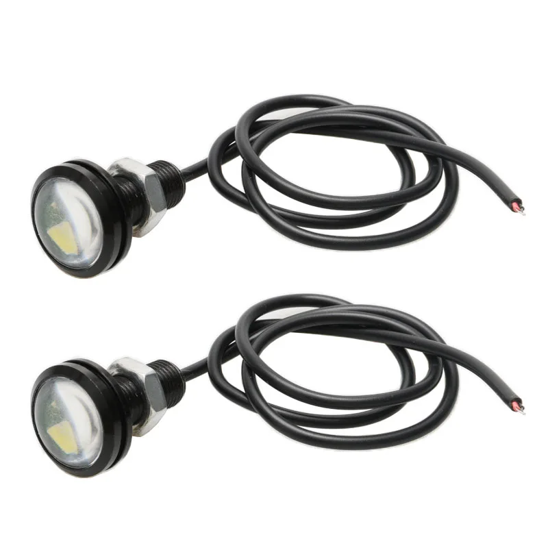 2PCS-12V-24V-LED-Hawkeye-Light-Highlight-Waterproof-Lights-White-Color ...