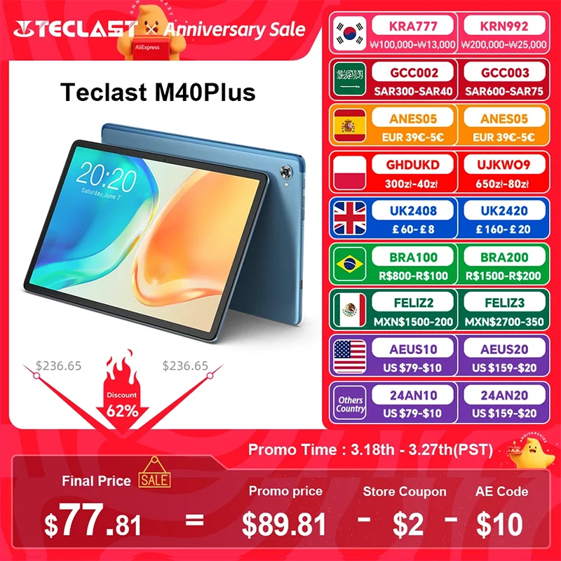 Teclast-M40-Plus-Tablet-Android-10-1-Android-12-1920x1200-8GB-RAM-128GB ...