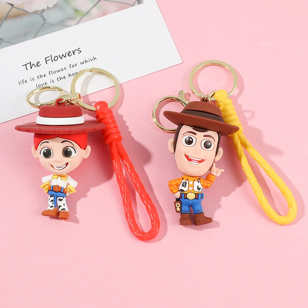 Cartoon-Anime-Film-Toy-Story-Toys-Figure-Woody-Buzz-Lightyear-Keychain ...