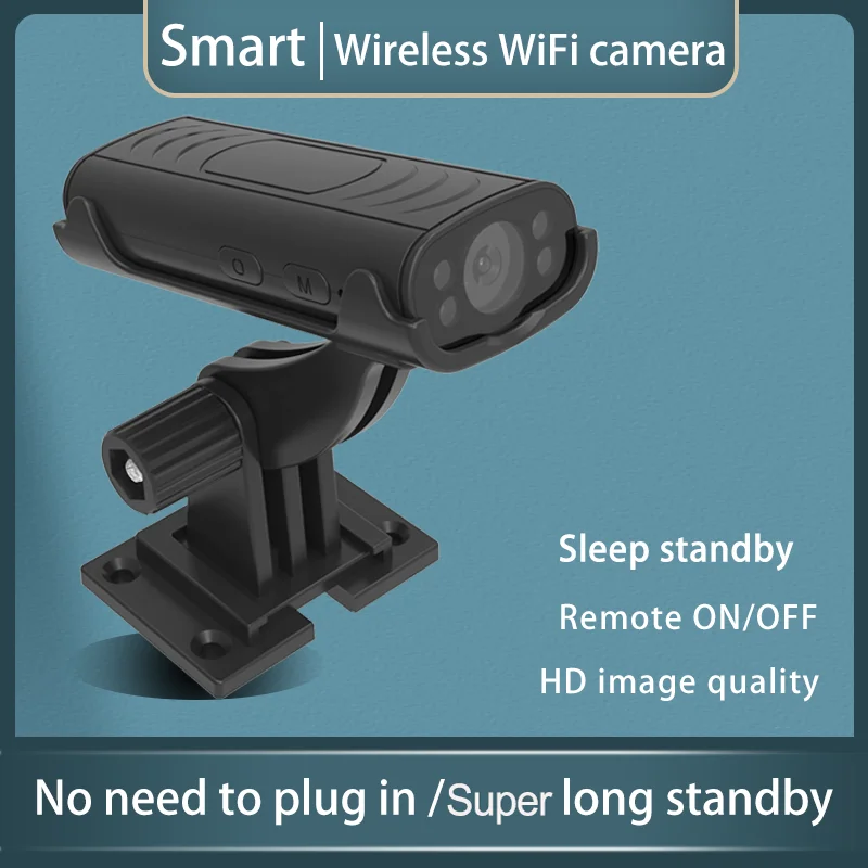 미니 홈 보안 카메라 1080p Hd 무선 Wifi 원격 보기 소형 보모 캠 수면 대기 긴 배터리 수명