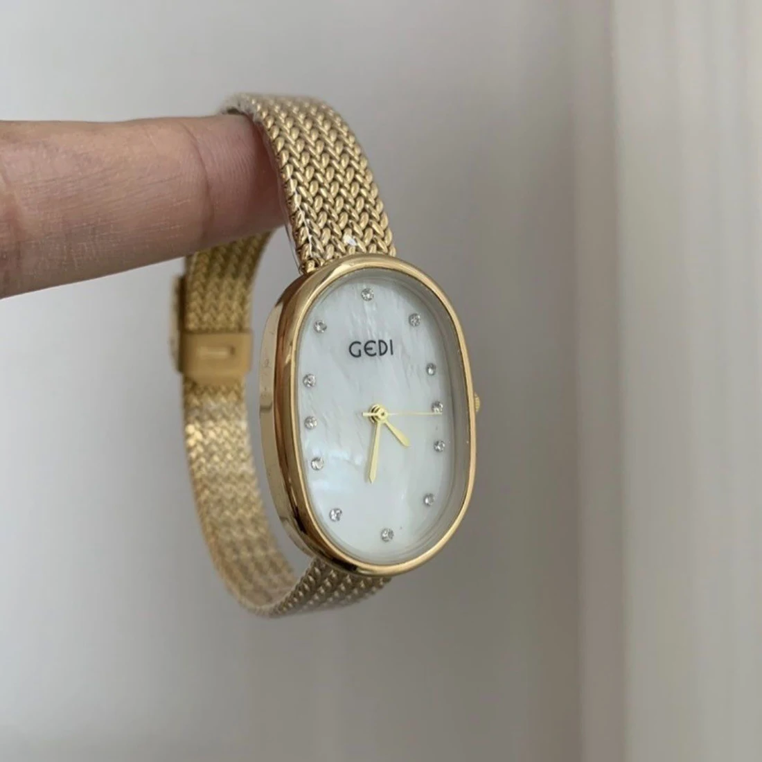 GEDI-Women-Quartz-Watch-Luxury-Oval-Tonneau-Clock-Vintage-Simple-Dial ...