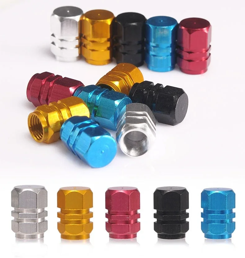 Колпачки клапанов для автомобильных колес из алюминиевого сплава, 4 шт ...