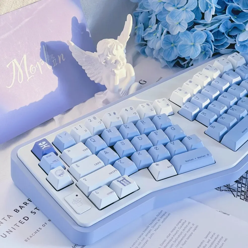 MiFuny Hunter Theme Keycap Set PBT Anime Key Caps Killua Zoldyck ...