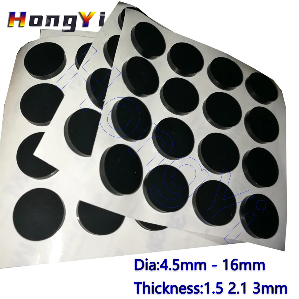 Dia-4-5mm-16mm-Round-Self-Adhesive-Backing-Silicone-Rubber-Furniture ...