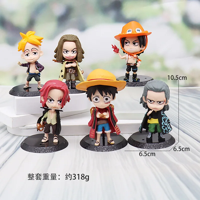 Anime Figures One Piece Demon Luffy Uta Nami Zoro Sanji Brook Chopper ...
