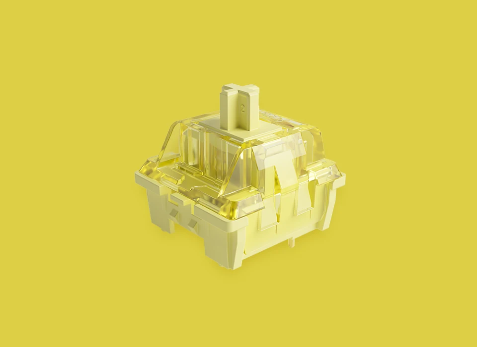 Akko V3 кремово-желтый переключатель 3 Pin 50gf линейный переключатель ...