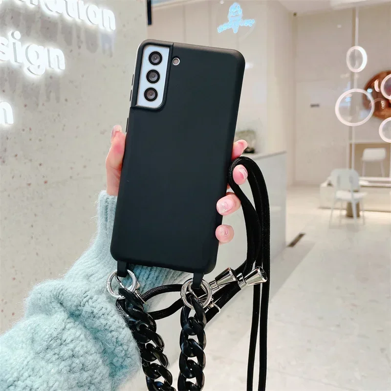 Lanyard Case For Samsung Galaxy S24 S23 S22 Plus S21 S20 FE Note 20 ...