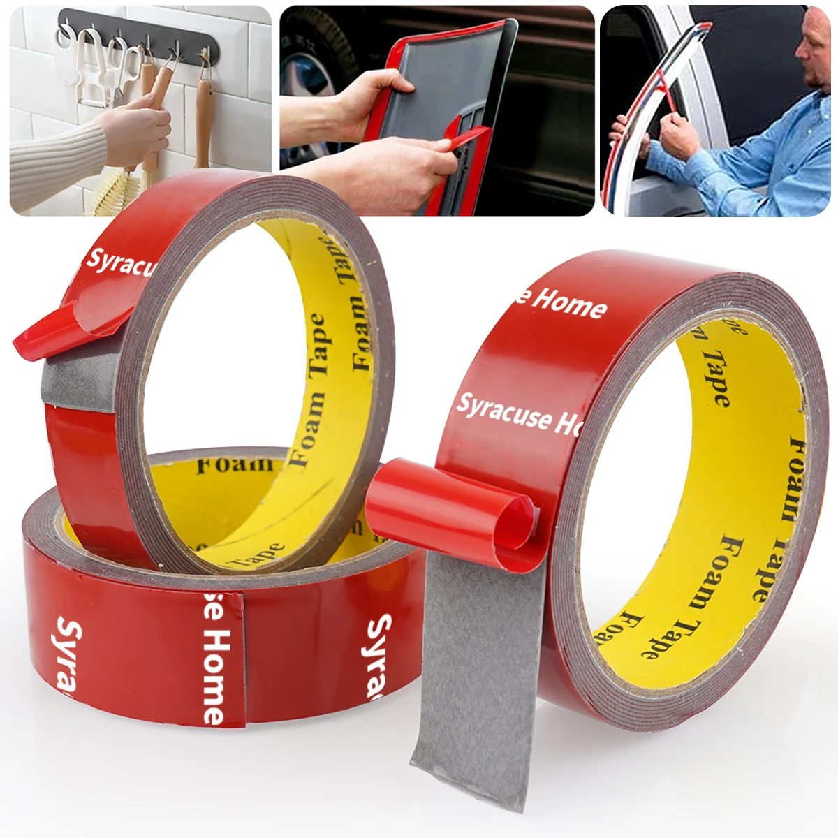 Extra Strong Double Sided Tape Adhesive 0.8MM Thick For Car Home ...