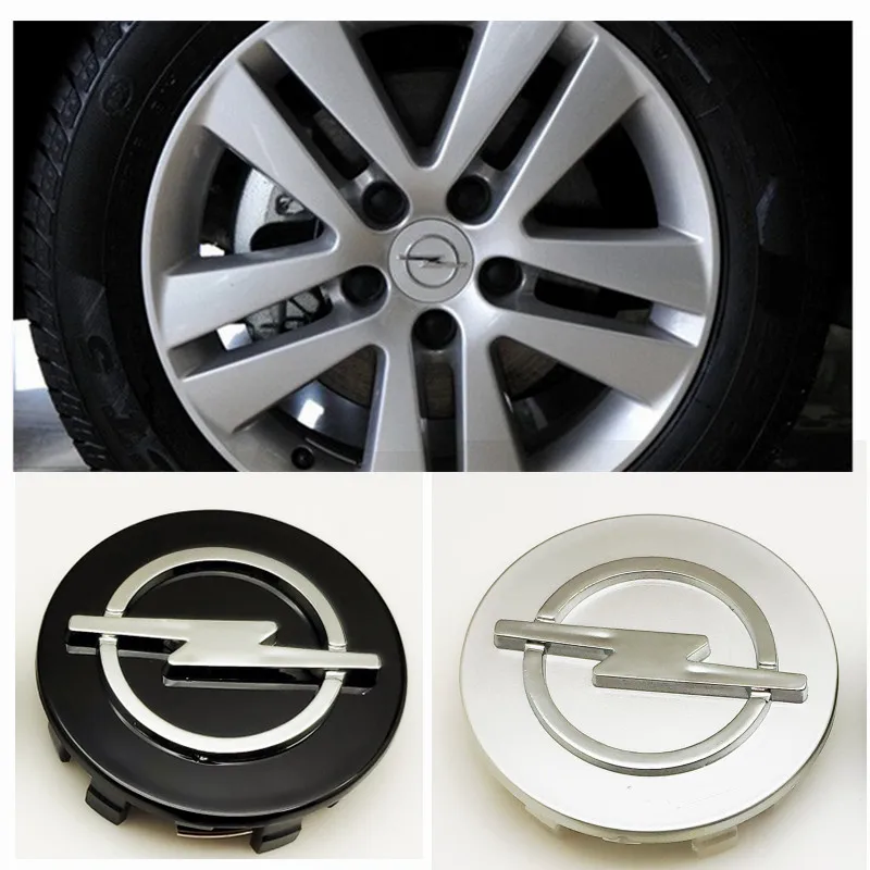4pcs 58mm Car Wheel Center Hub Caps Emblem Sticker Decal Cover for Opel ...