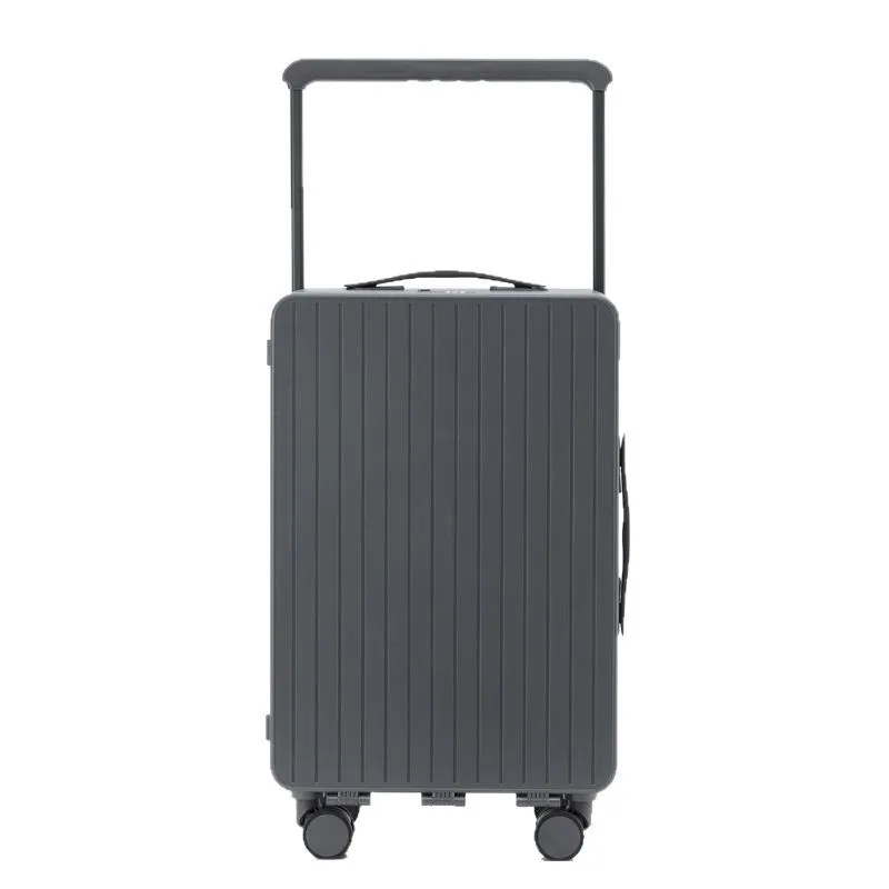 Japanese front opening wide tie rod suitcase 20 inch boarding password ...