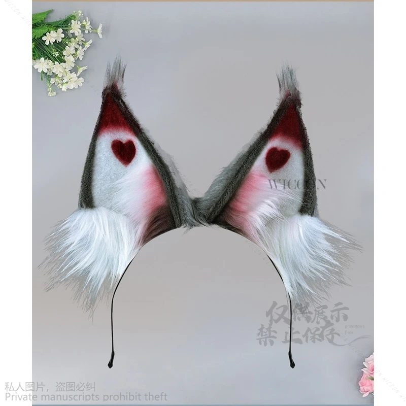 Husk-Hazbin-Cosplay-Lolita-Animal-Cat-Fox-Ear-Hair-Hoops-Cosplay ...