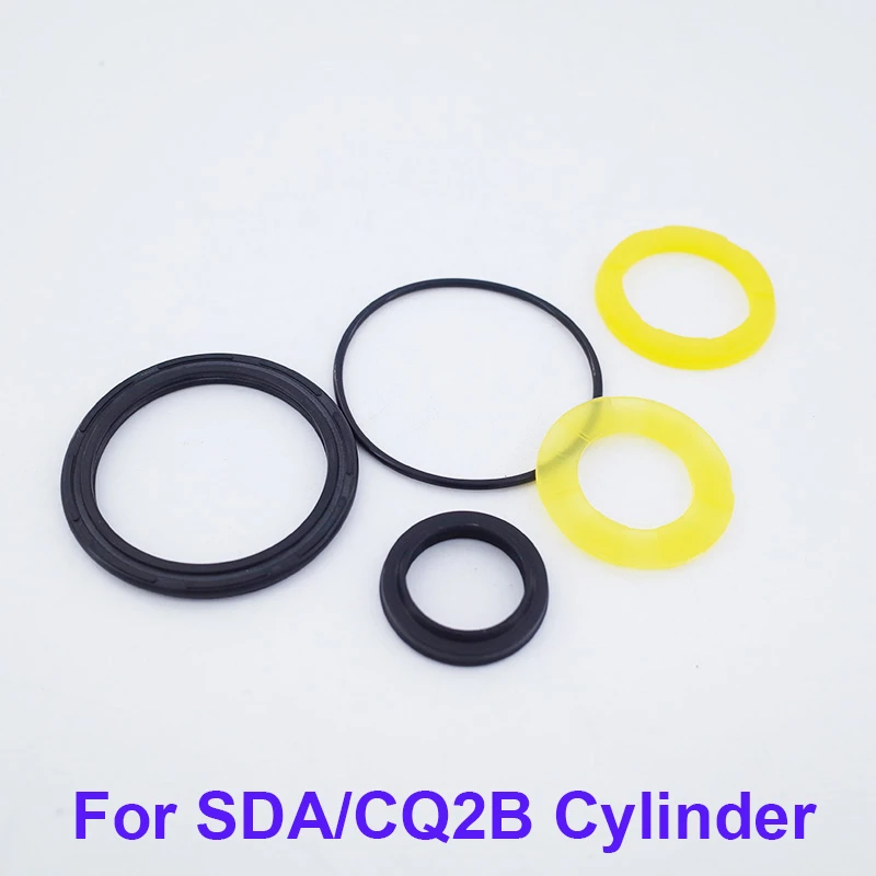 SDA CQ2B Cylinder Parts AIRTAC/SMC Type Standard Cylinder Seal Repair Kit For Bore Diameter 12 ...