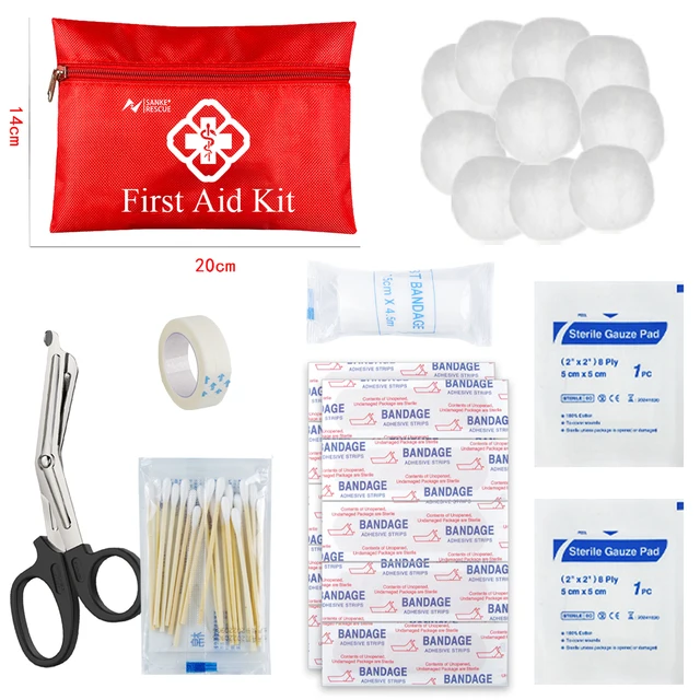 First Aid Kit 26-180 Piece All-Purpose Tactical Emergency Kit In The ...