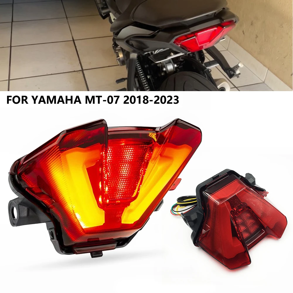 For Yamaha MT-07 MT07 MT 07 2018-2023 Motorcycle Modified Taillight ...