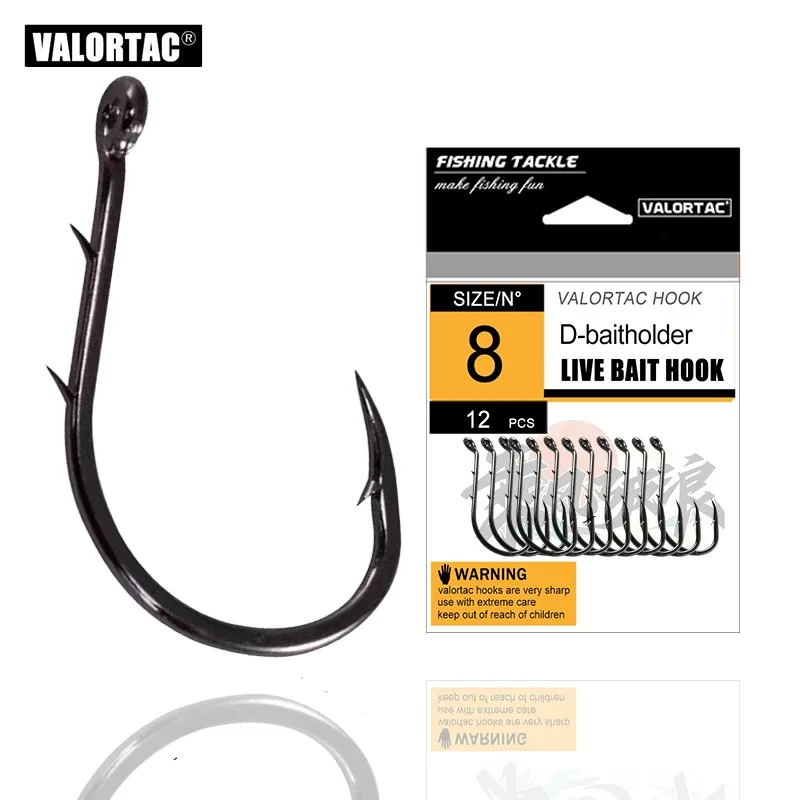 12pcs-Lots-beak-baitholder-Fishing-Hook-With-Double-Baitholder-Barbs ...