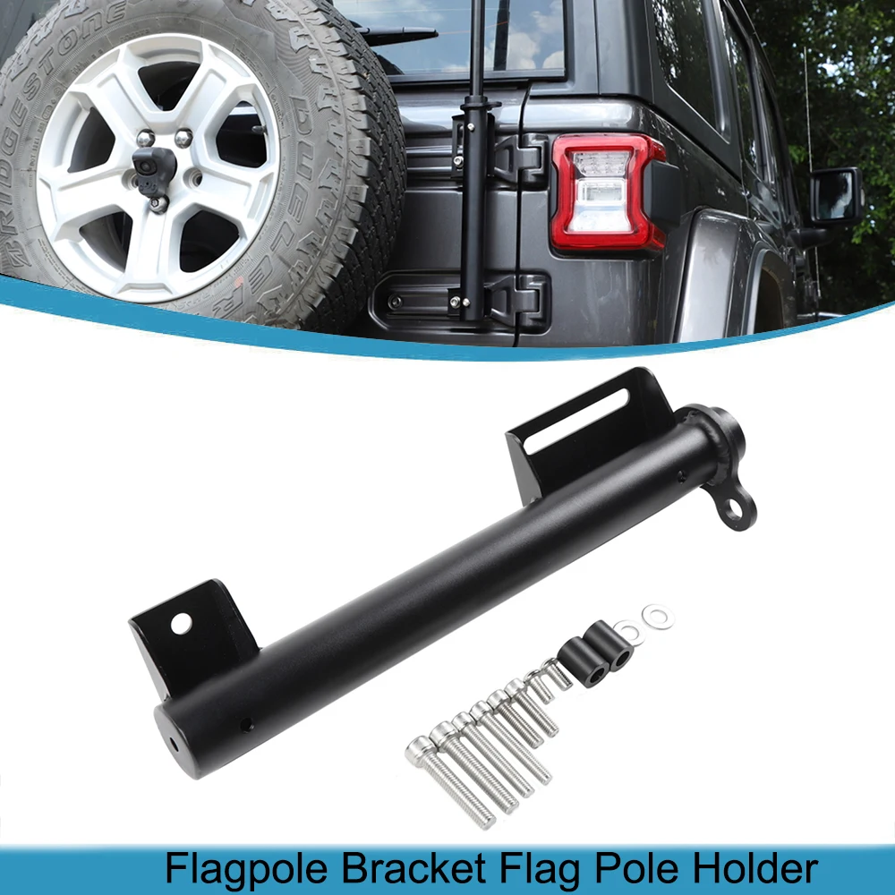 for Jeep Wrangler BJ40 TJ JK JL Gladiator JT Flagpole Bracket Flag Pole ...