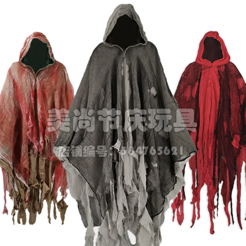 Halloween-Adult-horror-cloak-costume-props-haunted-house-secret-room ...
