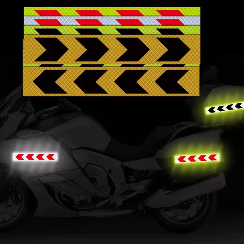 2pcs-Warning-Car-Reflective-Warning-Tape-Sticker-Bike-Frame-Motorcycle ...