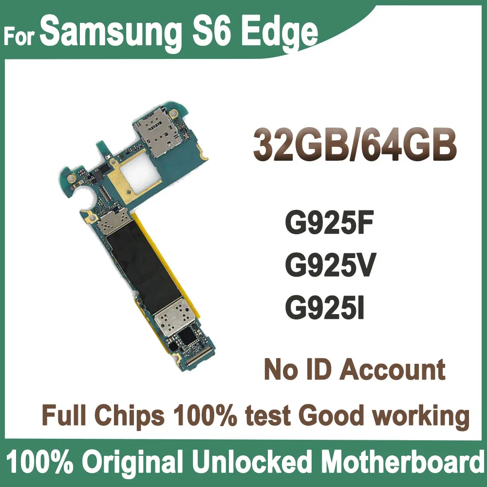 Original Motherboard For Samsung Galaxy S6 edge G925F G925V G925I ...