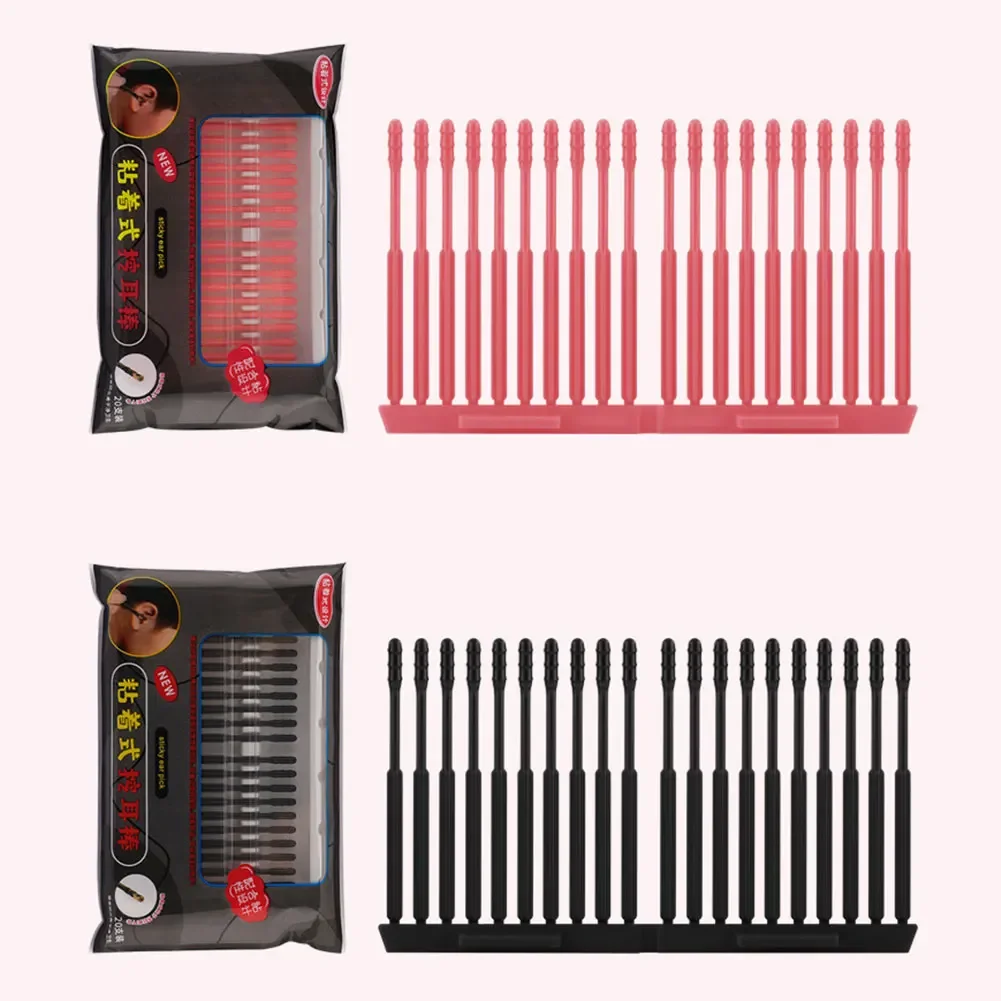 20pcs-Disposable-Sticky-Ear-Swabs-Pick-Spiral-Tips-Ear-Cleaner-Wax ...