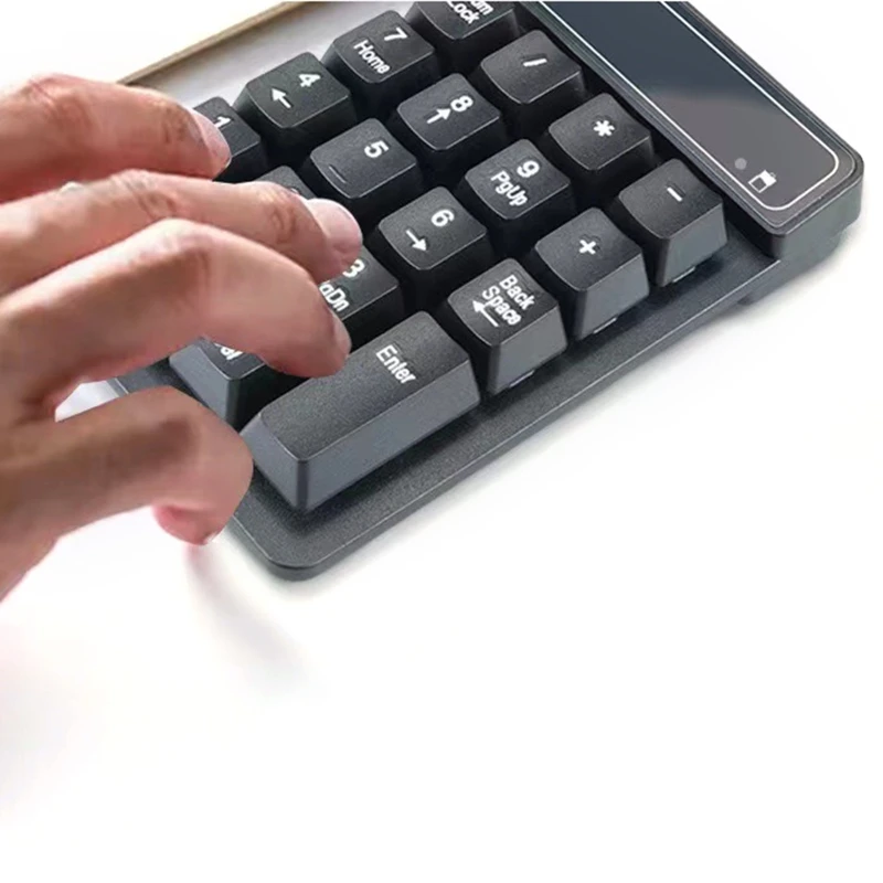 Numpad Keyboard Matcha Green 21 Keys Mini Numpad Portable Keypad