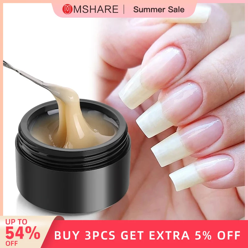 MSHARE-50ml-Natural-Nails-Gel-Builder-Nalil-Self-Leveling-Gel-for-Nail ...
