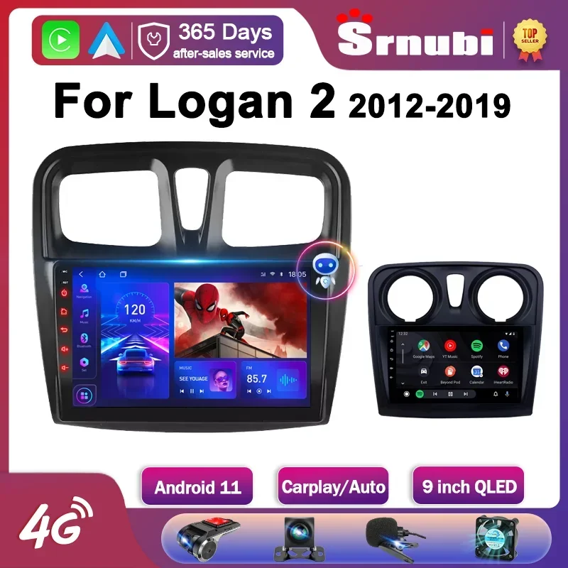 Srnubi-reproductor-Multimedia-con-Android-11-0-y-GPS-para-coche-autorradio-2Din-con-reproductor ...