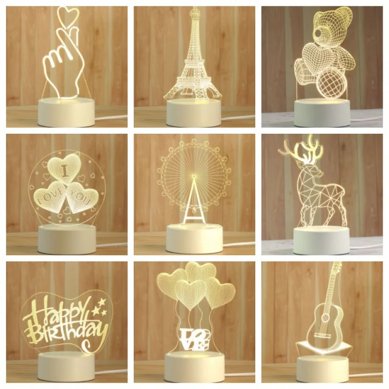 Creative 3D LED Table Lamp/Decorative Night Light| | - AliExpress