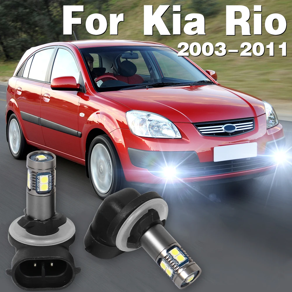 LED-Front-Fog-Lamp-Car-Light-Blub-For-KIA-Rio-2003-2004-2005-2006-2007 ...