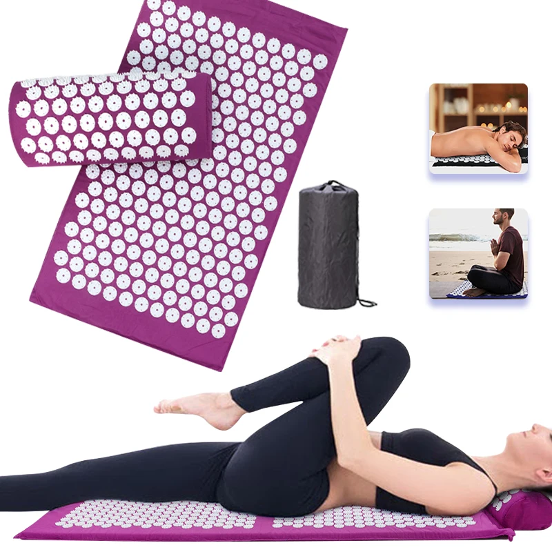 Yoga-Mat-With-Needles-Mat-for-Fitness-Massage-Pad-Acupuncture ...