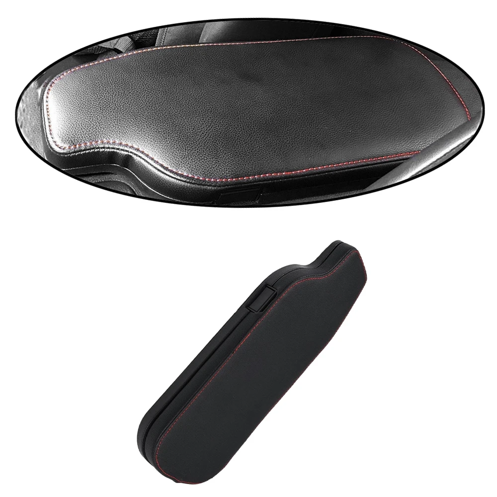 Flip-Open-Armrest-Cover-Center-Console-Lid-Cover-Leather-For-Subaru-BRZ ...