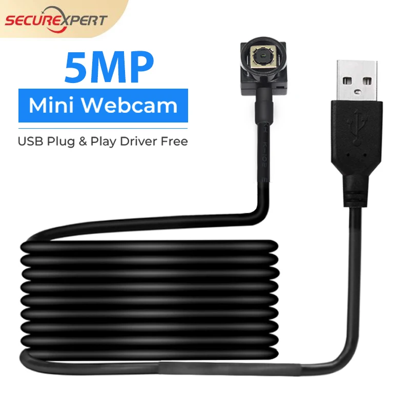 Mini-caméra couleur 5MP Mini caméra de Surveillance vidéo Full HD 5MP ...
