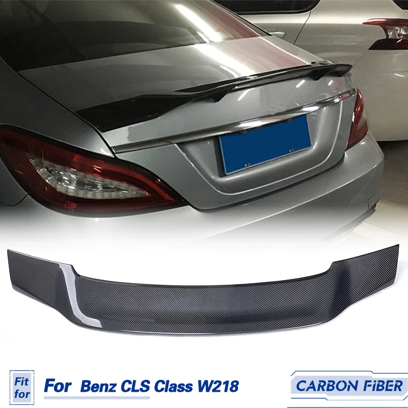 Aler-n-trasero-de-fibra-de-carbono-para-maletero-para-Mercedes-Benz-CLS ...
