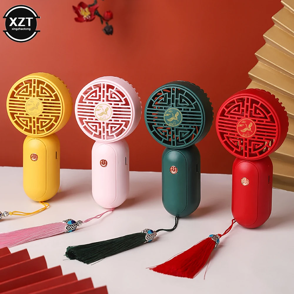 Mini-Handheld-Fan-Chinese-Style-USB-Electric-Charging-Fan-Portable ...