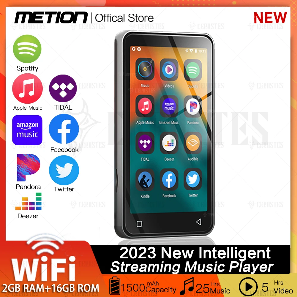 MP4-MP3-Player-with-Bluetooth-and-WiFi-Android-Streaming-Music-Player-HiFi-Sound-Walkman-Pure ...