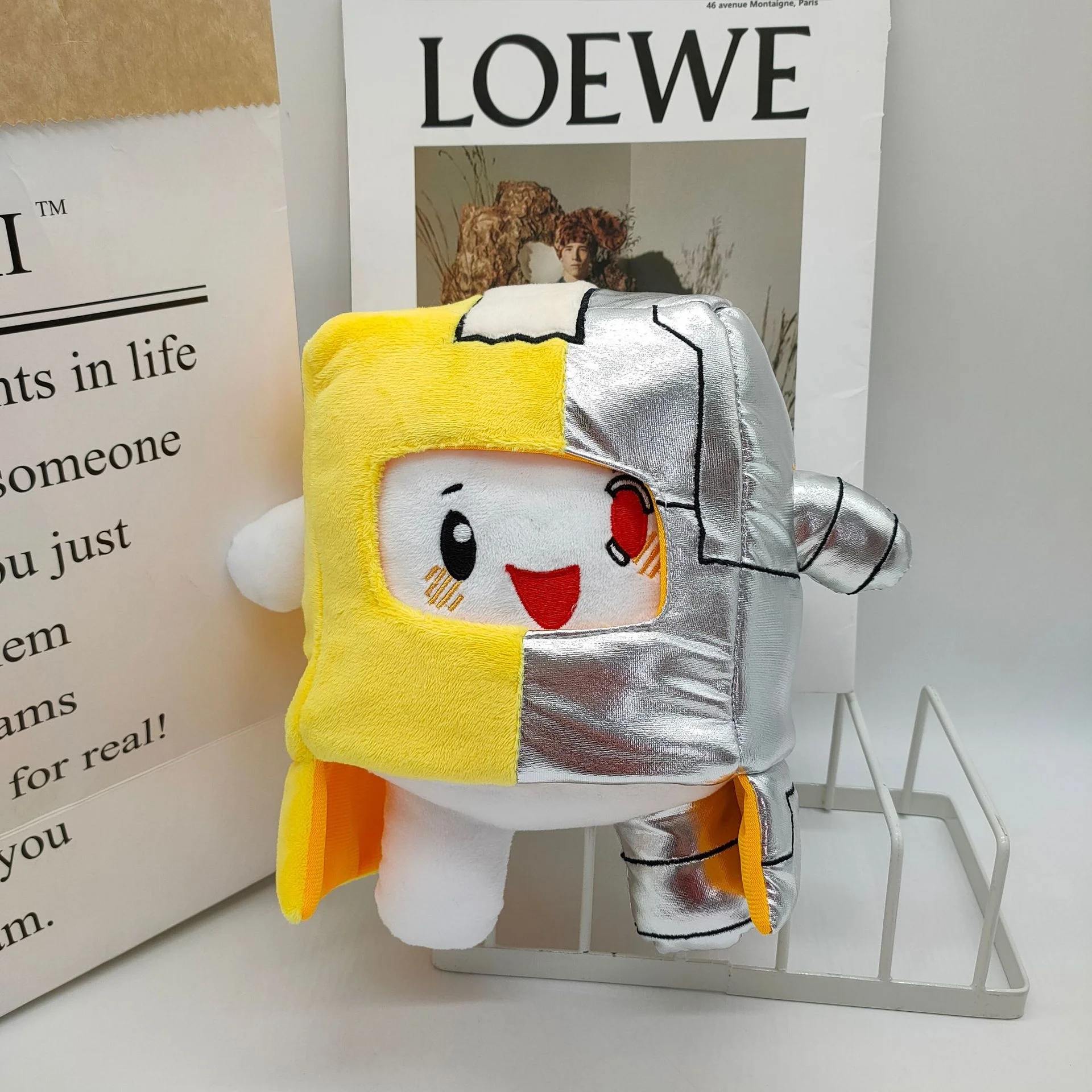 Jouet,Lankybox Cyborg Peluches Lankybox Thicc Requin Cyborg En Peluche ...