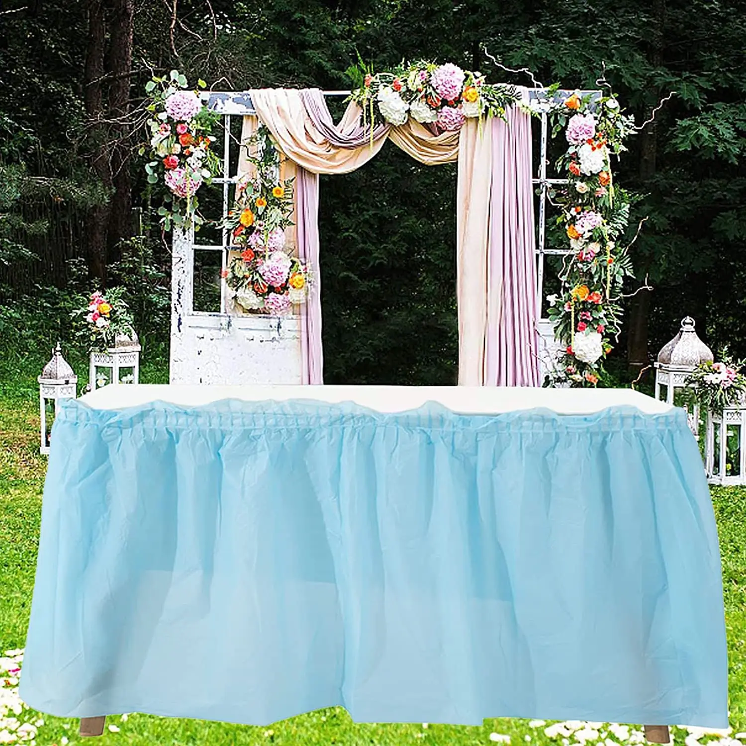 Buffet Table Skirting Designs